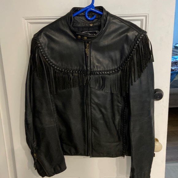 Harley-Davidson | Jackets & Coats | Hd Willie G Lined Fringe Leather ...